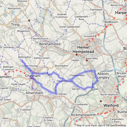 Bike map | Cycle route planner | cycle.travel