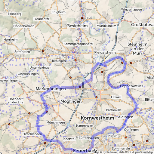 Bike map | Cycle route planner | cycle.travel