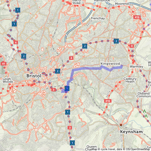 Bike map | Cycle route planner | cycle.travel