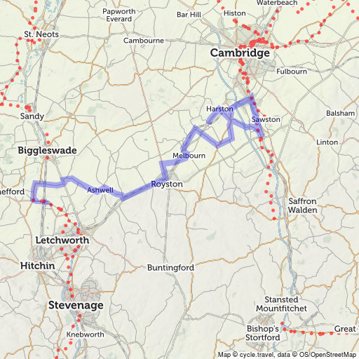 Bike map | Cycle route planner | cycle.travel