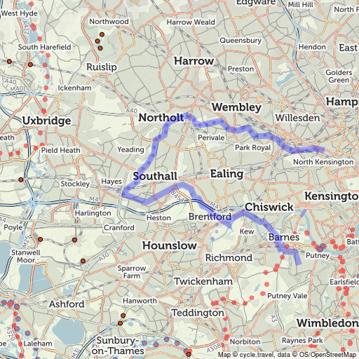 Bike map | Cycle route planner | cycle.travel