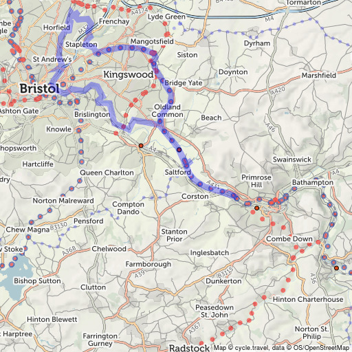 Bike map | Cycle route planner | cycle.travel