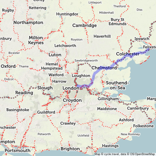 Bike map | Cycle route planner | cycle.travel
