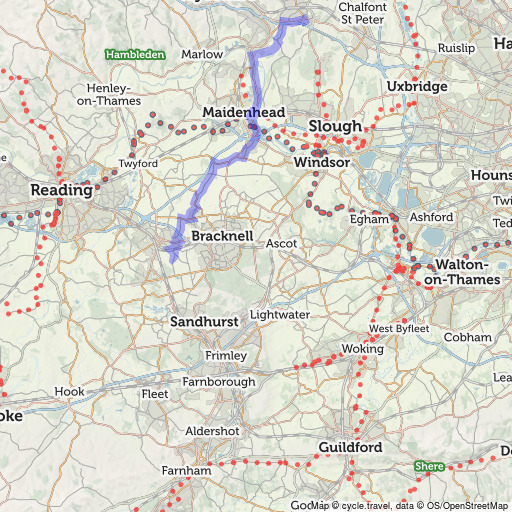 Bike map | Cycle route planner | cycle.travel