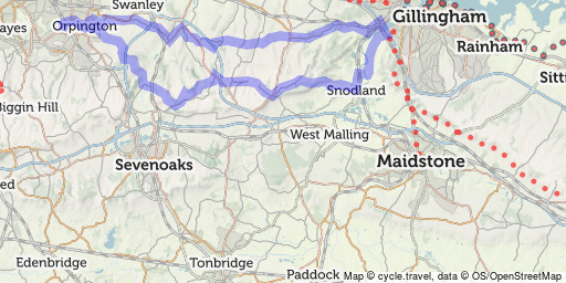 Bike map | Cycle route planner | cycle.travel