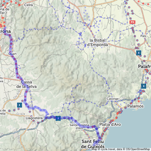 Bike map | Cycle route planner | cycle.travel