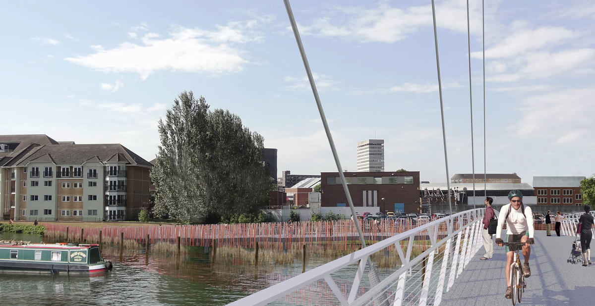 Reading gets a new cycle bridge | cycle.travel